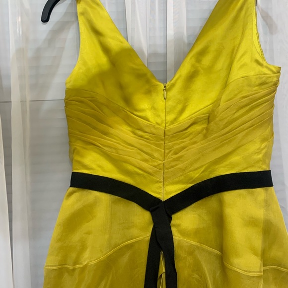 Nathan Jenden | Dresses | Nathan Jenden Satin Chiffon Green Button ...